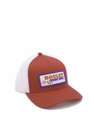 Boulet Ball Cap Red With White Mesh